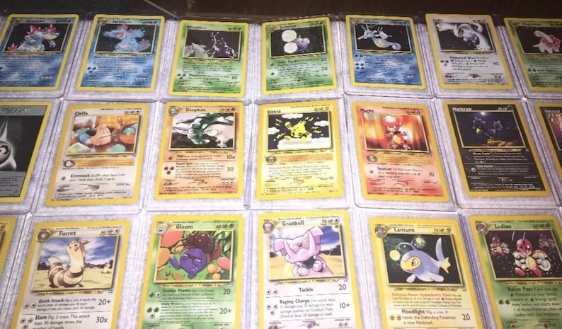 POKEMON Original Neo Genesis Set 111/111 Complete Vintage Set ...