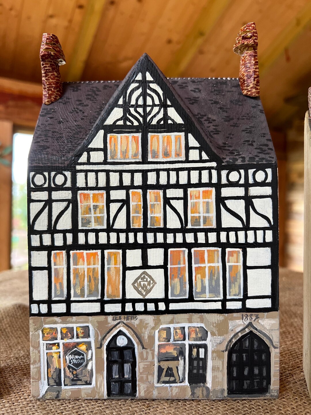 Traditional Building in Leek - Etsy