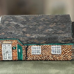 Miniature Wooden House Based on Your Own Home or Family/ Friend’s Homes ...