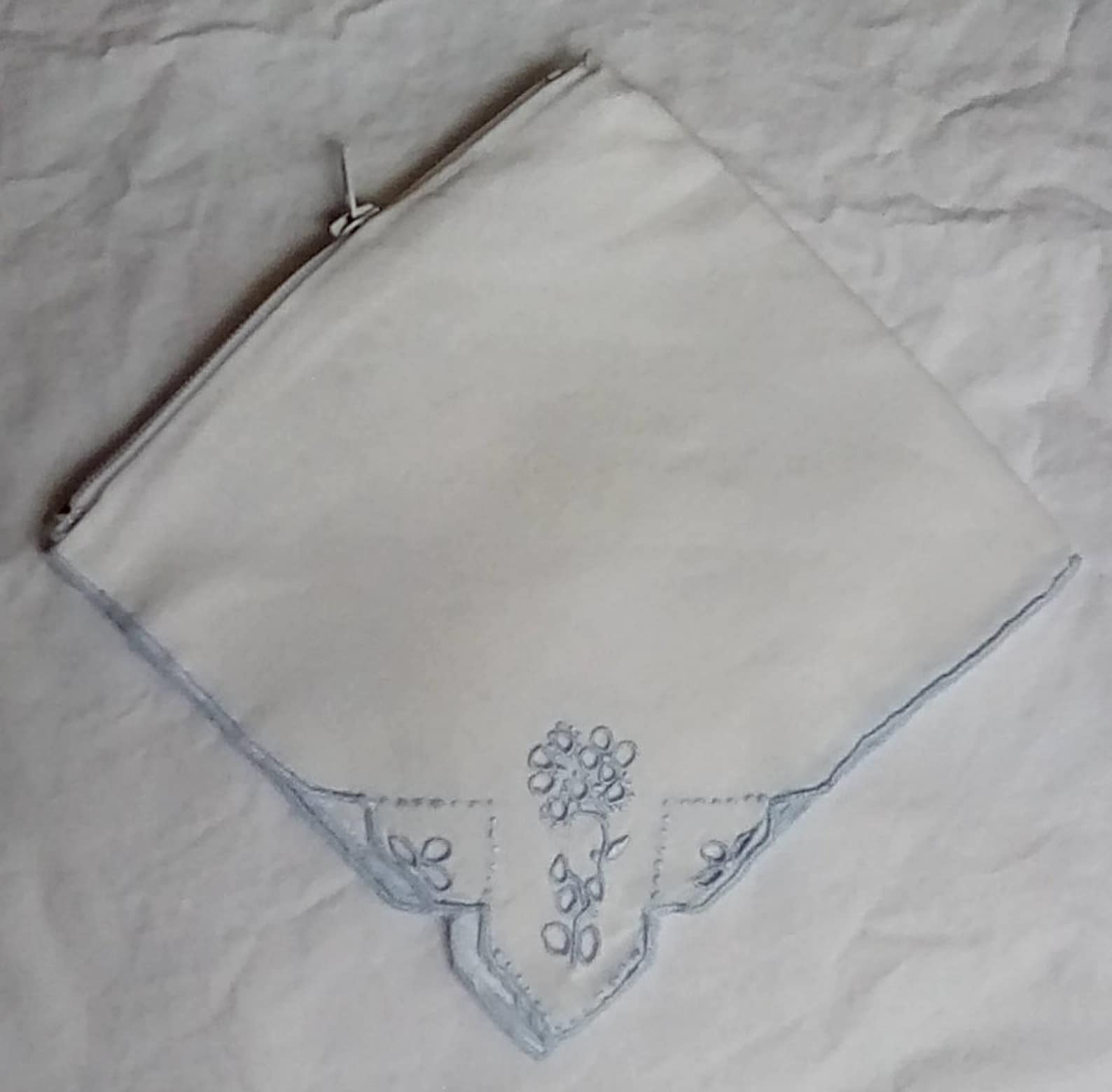 Vintage Ladies Handkerchief Repurposed Into Small Coin - Etsy