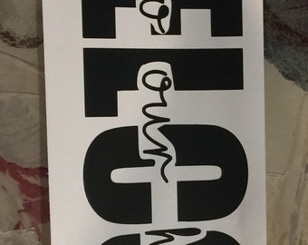 Vinyl word art | Etsy