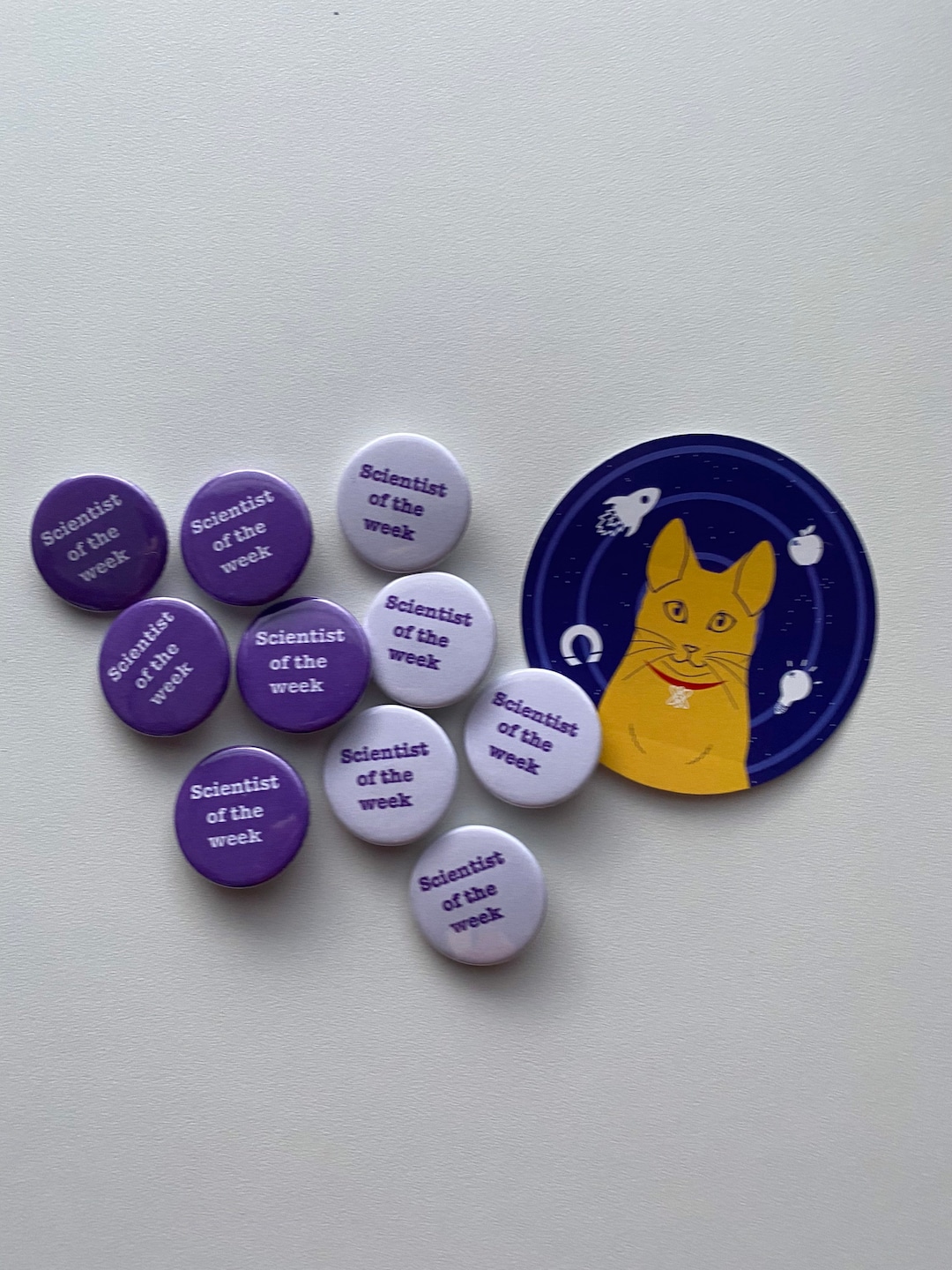 10 Scientist of the Week Reward Badges. - Etsy