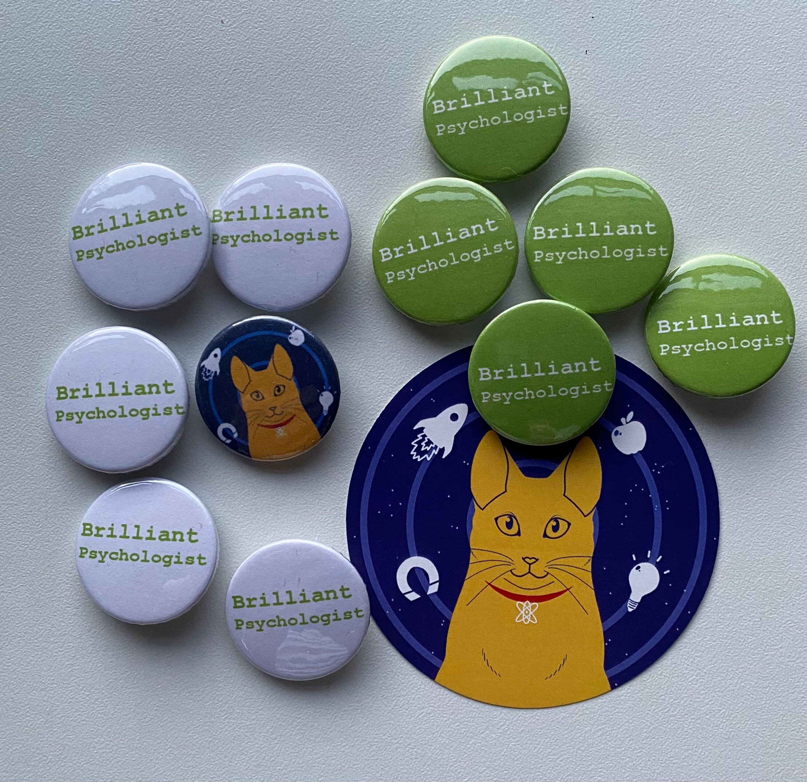 10 Brilliant Psychologist Reward Badges. - Etsy UK