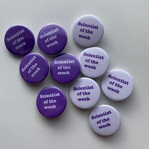 10 Scientist of the Week Reward Badges. - Etsy