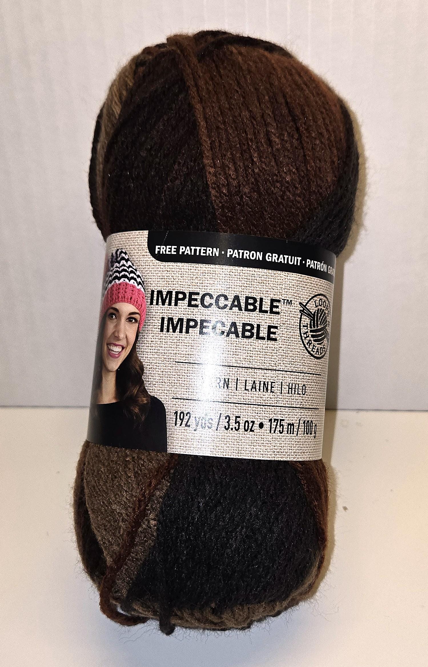 Loops & Threads Impeccable Yarn, Tweed/ombre/variegated, Several Colors ...