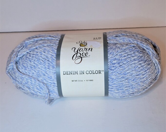 Yarn Bee "denim in Color" Yarn, DISCONTINUED! Only One Colorway Left ...