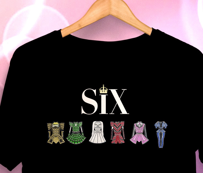 Six the Musical Design Tee Shirt, All Sizes and Childrens - Etsy