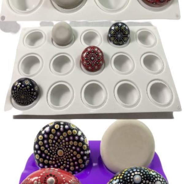 Silicone River Rock Molds - Etsy