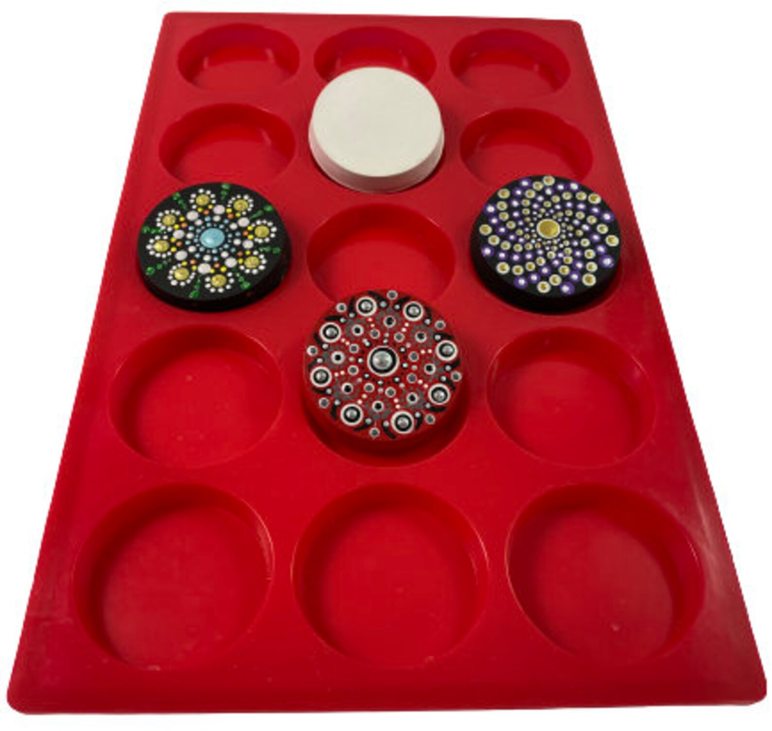 SMALL TAPERED DISC Silicone Mold 15 Cavity Disc Shaped | Etsy