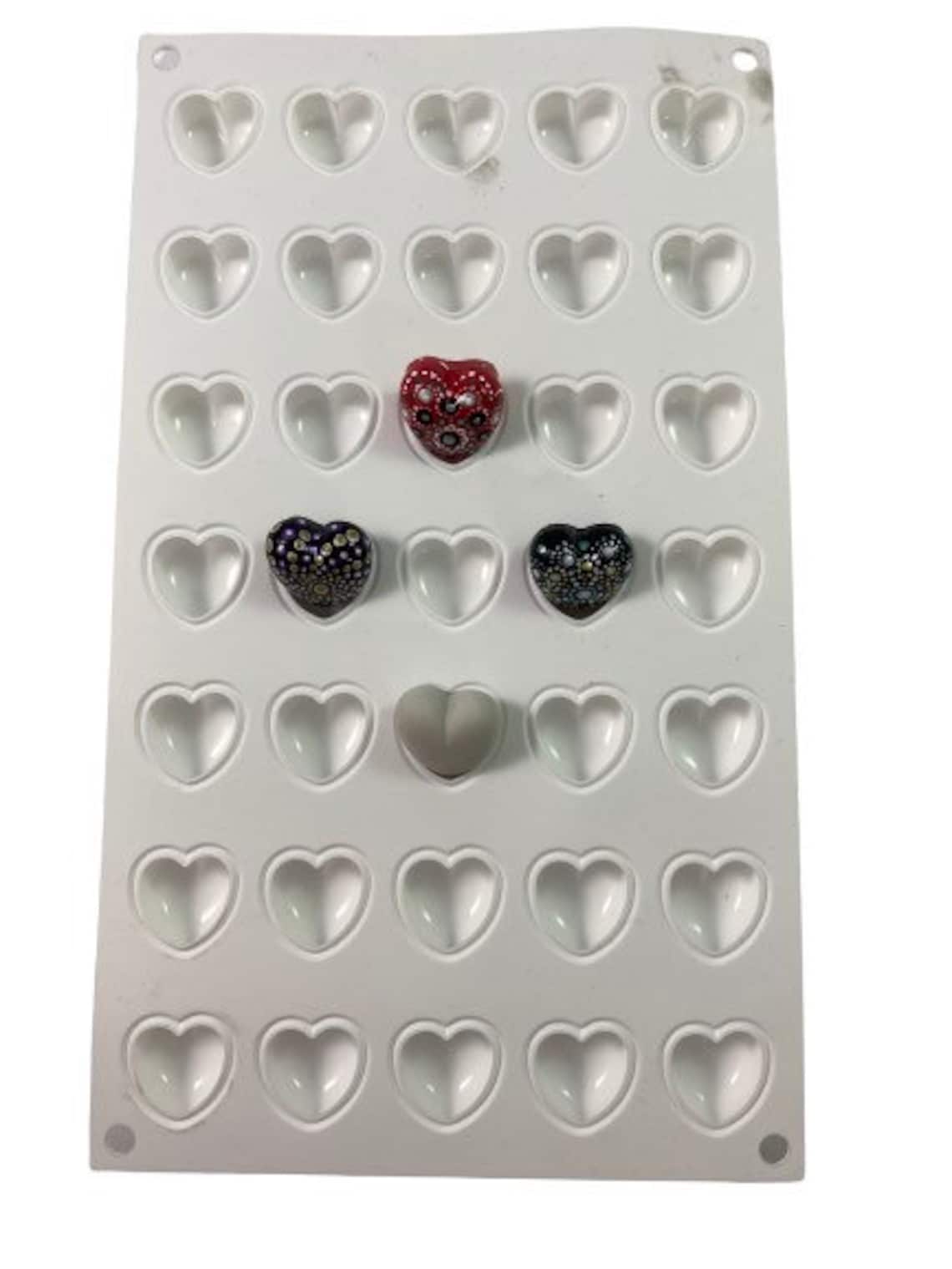 VERY SMALL Heart Silicone Mold 35 Cavity Very Small Heart - Etsy Israel
