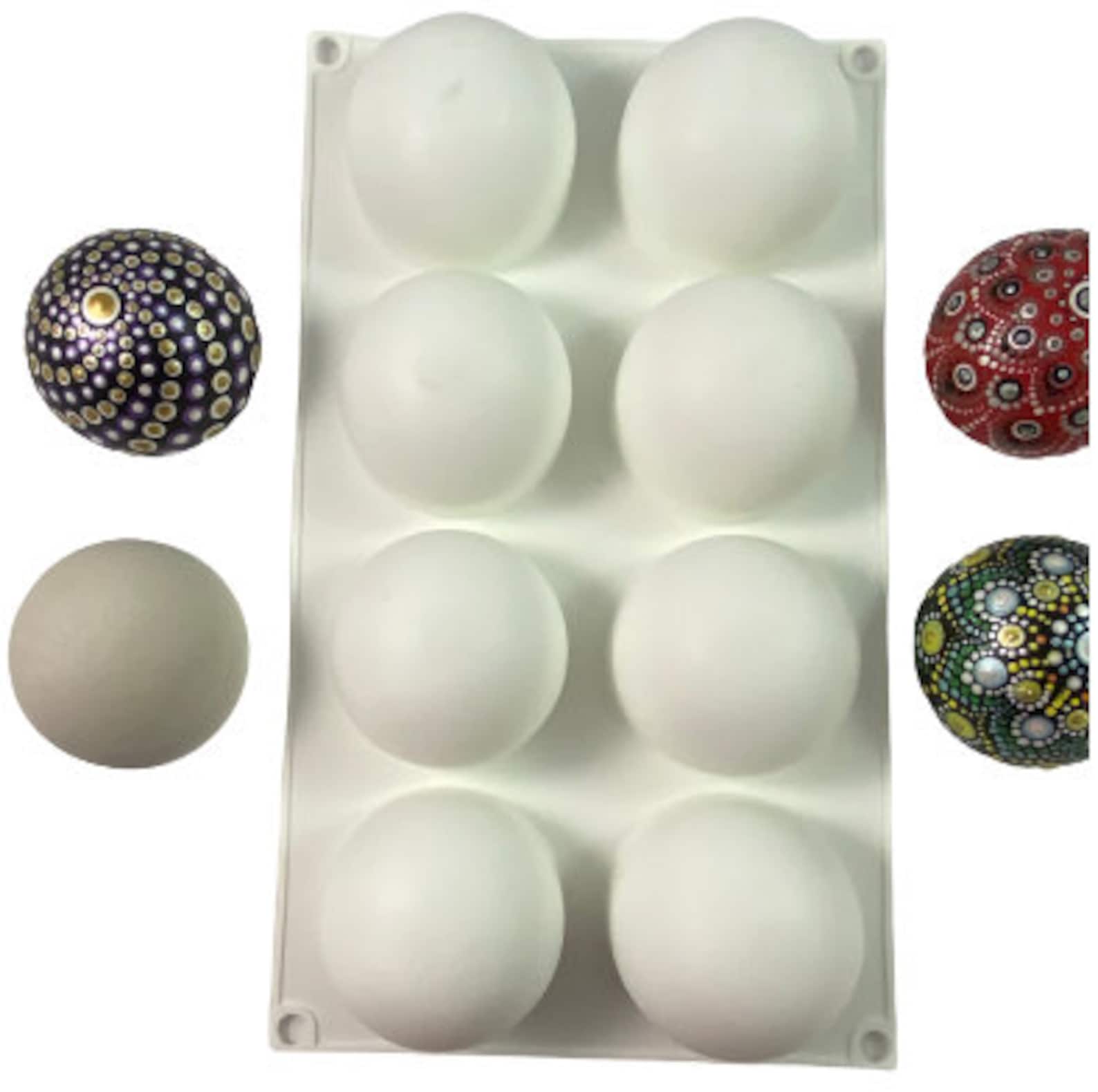 LARGE GLOBE Silicone Mold 8 Cavity Large Globe Shaped - Etsy