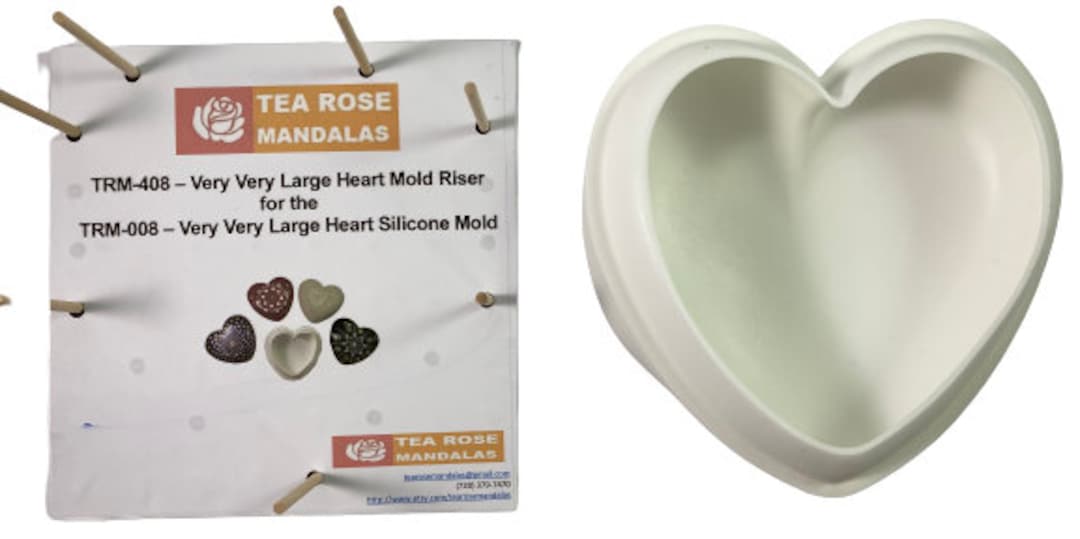Very Very LARGE HEART Mold Riser-supports the Trm-008-very Very Large ...