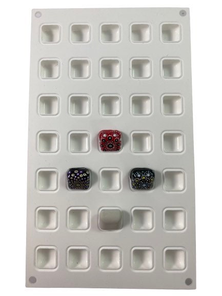 VERY SMALL SQUARE Silicone Mold 35 Cavity Very Small Square | Etsy Polska