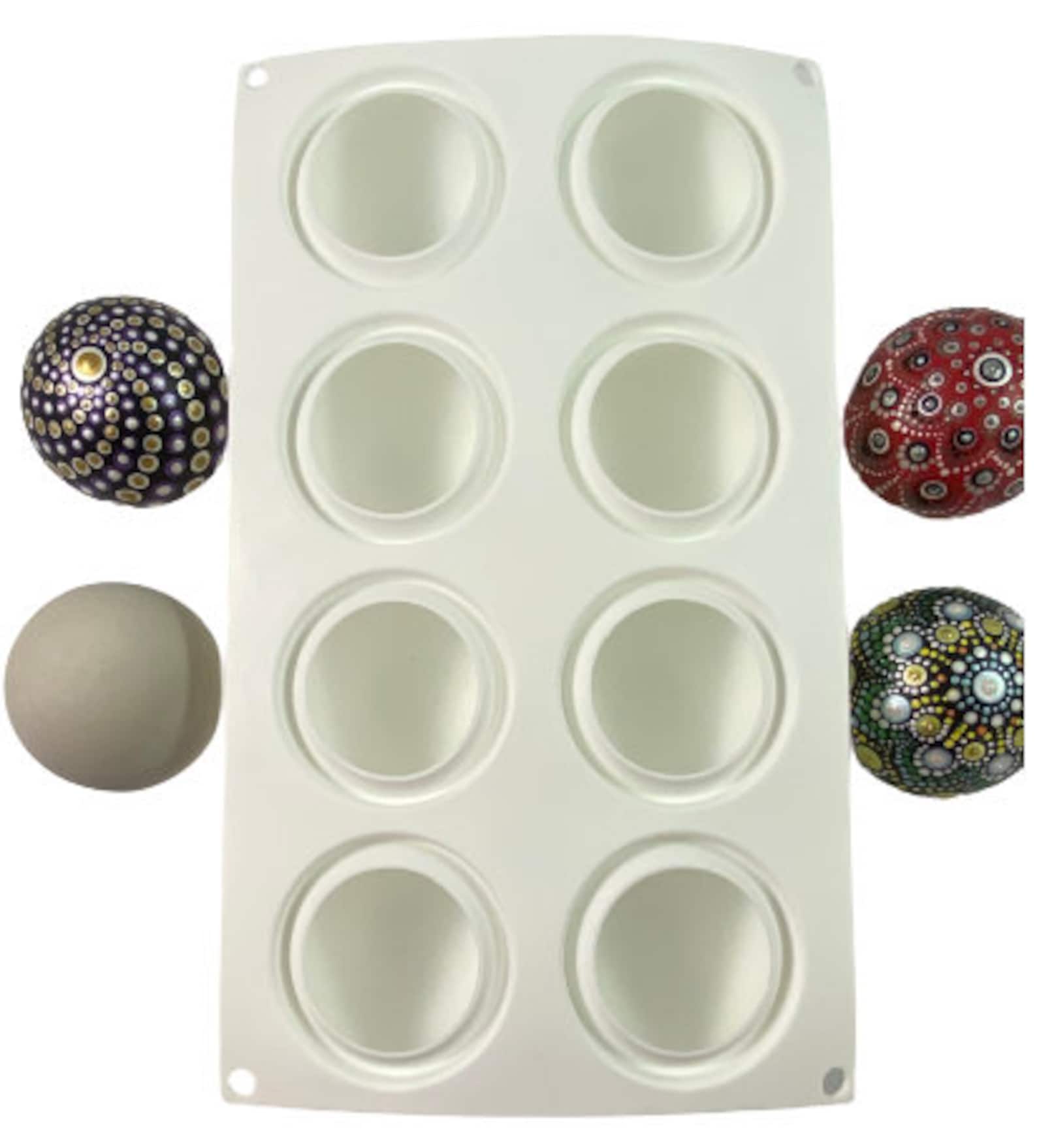 LARGE GLOBE Silicone Mold 8 Cavity Large Globe Shaped - Etsy