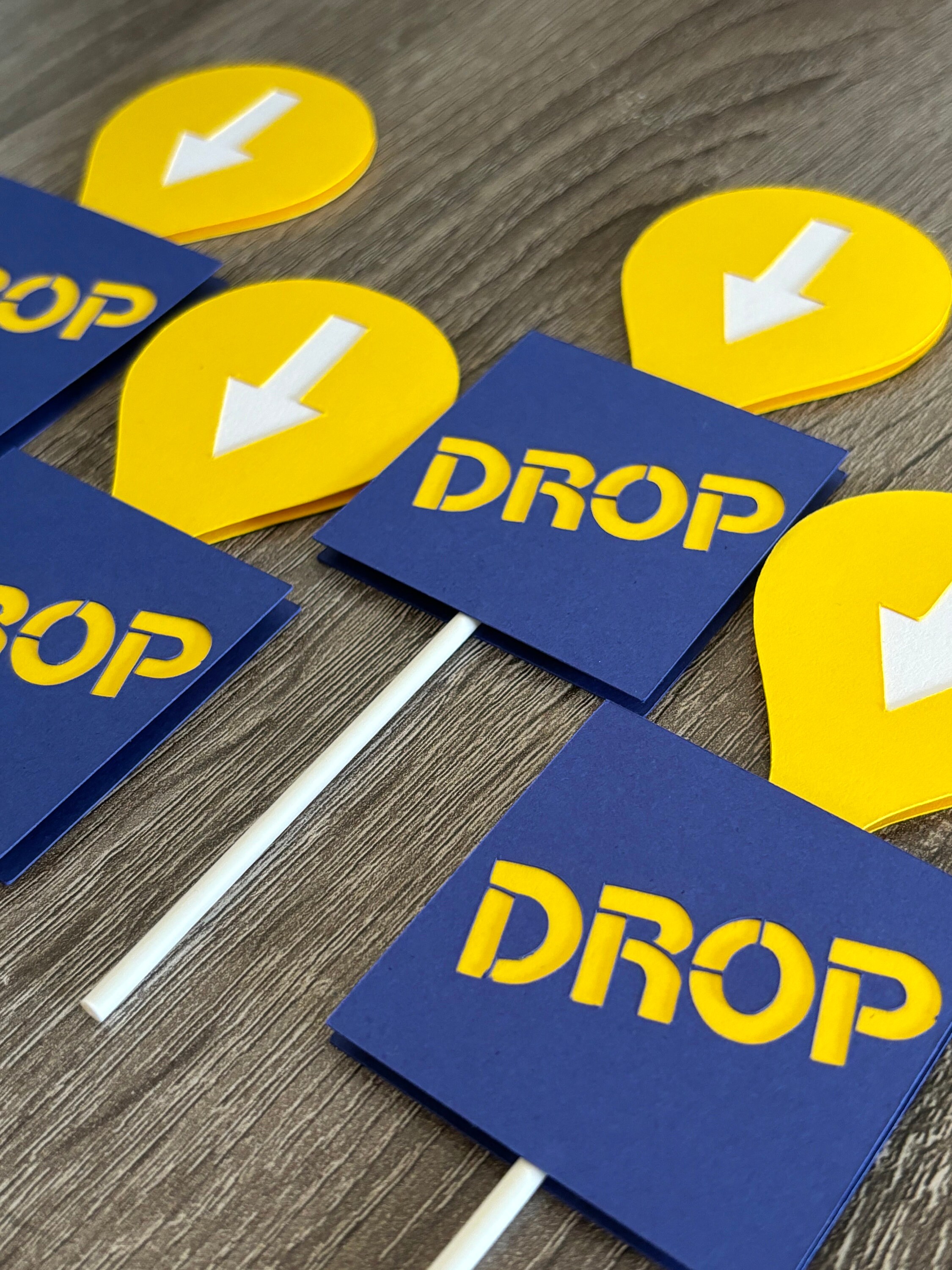 Fornite Drop Box Cupcake Toppers, Video Game Topper - Etsy