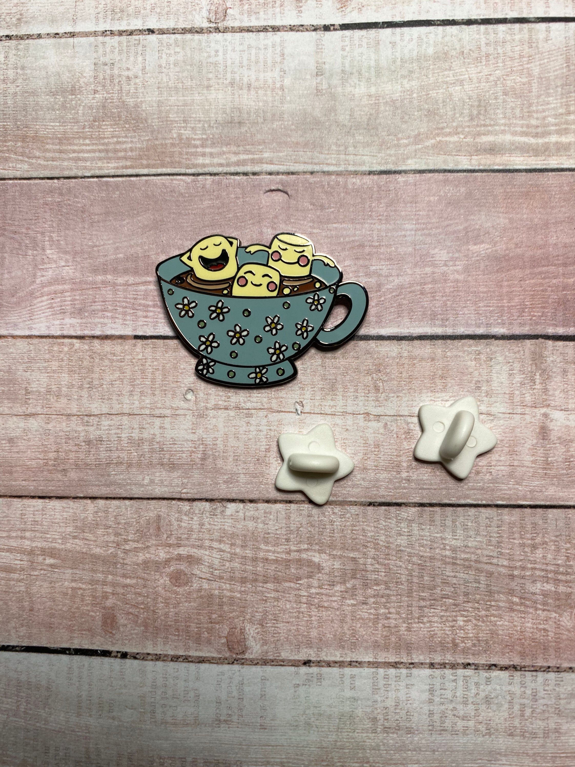Enamel Pin Marshmallows and Hot Chocolate. - Etsy