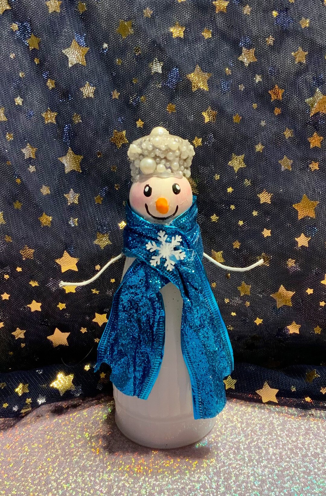 Snowman Antique Salt Shaker - Etsy