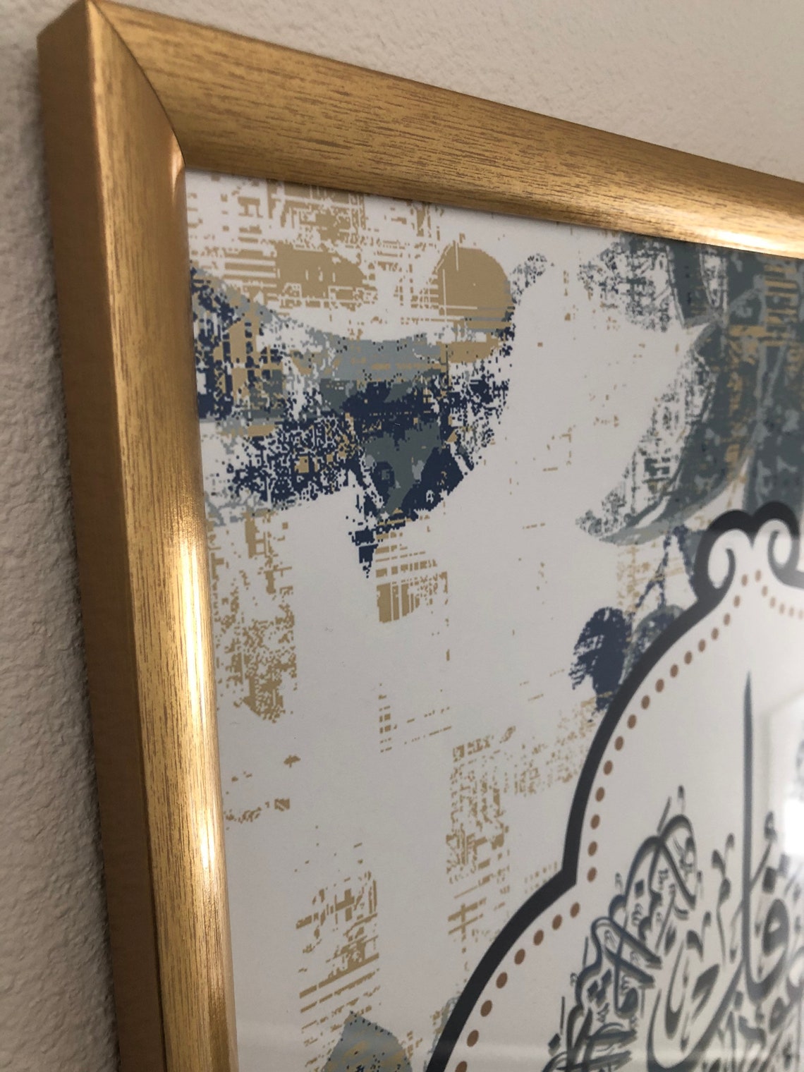 Framed Ayatul Kursi Al Falaq and Al Nas Islamic Wall Art | Etsy