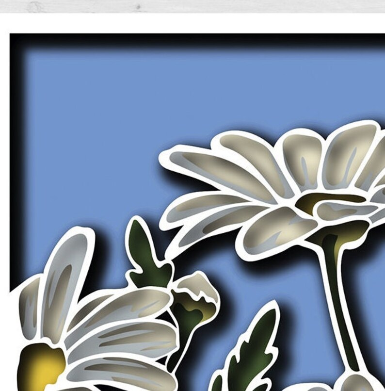 Daisy 3D Layered SVG/ Daisy Cut File for Cricut/ Daisy 3D - Etsy