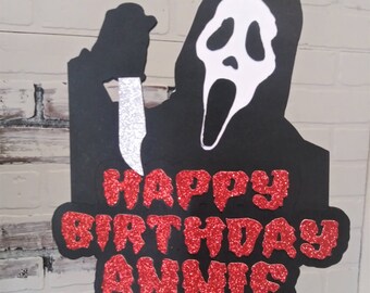 Scream Birthday Cake - Etsy
