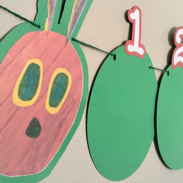 Eric Carle the Very Hungry Caterpillar Birthday Party Bunting happy ...