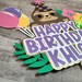 Sloth Cake Topper, Sloth Birthday Theme, Flower Sloth Cake Topper, Girl ...