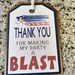 Sonic Theme Favor Tag - Sonic Thank You Tag, Sonic Birthday, Sonic ...
