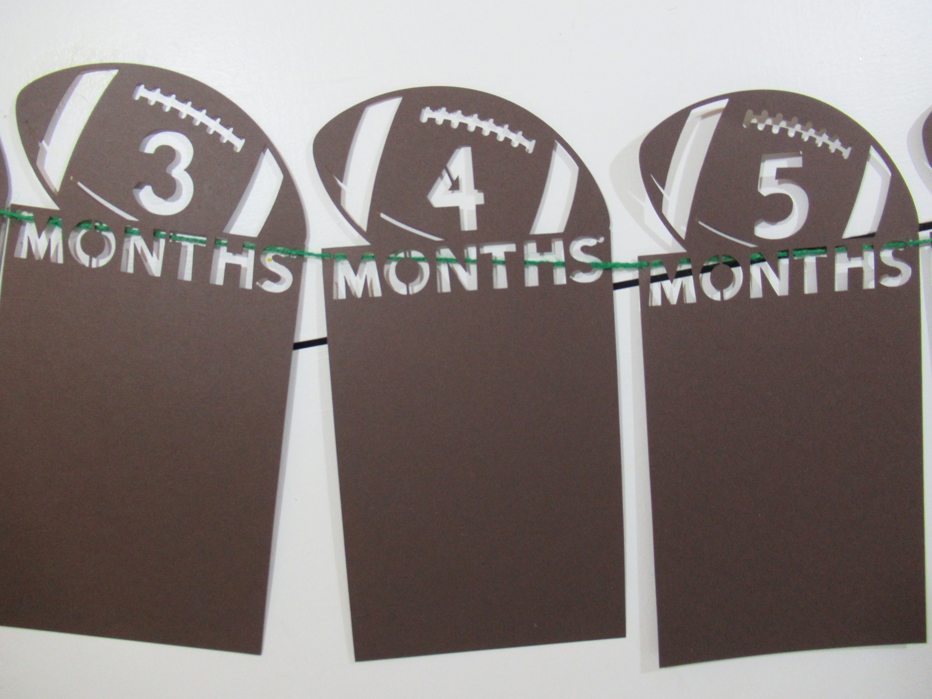 Football Photo Banner / Football First Birthday | Etsy