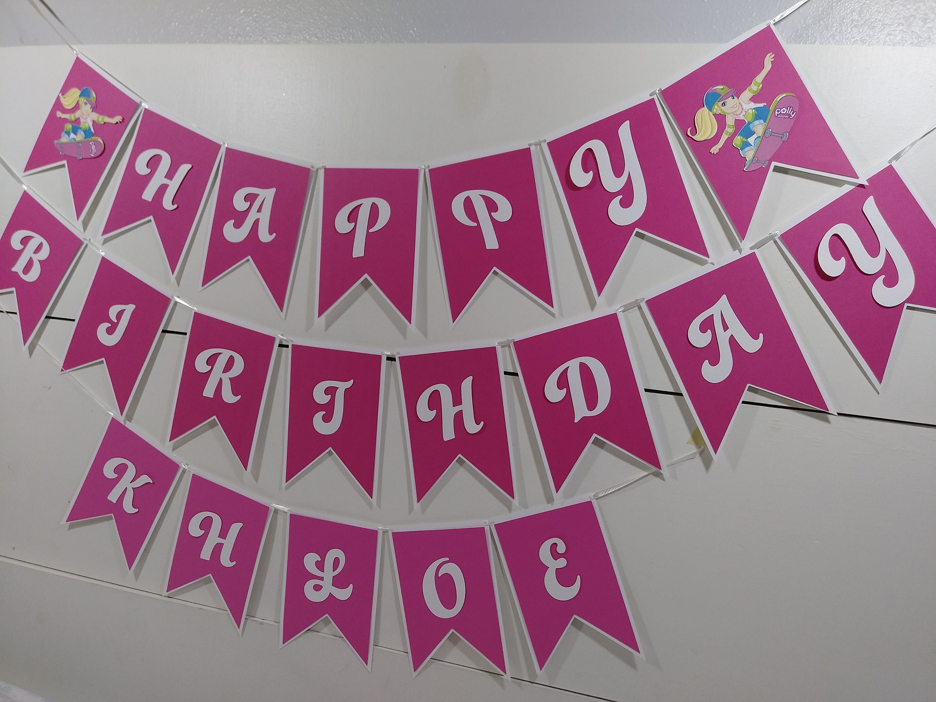 Polly Pocket Happy Birthday Banner - Etsy