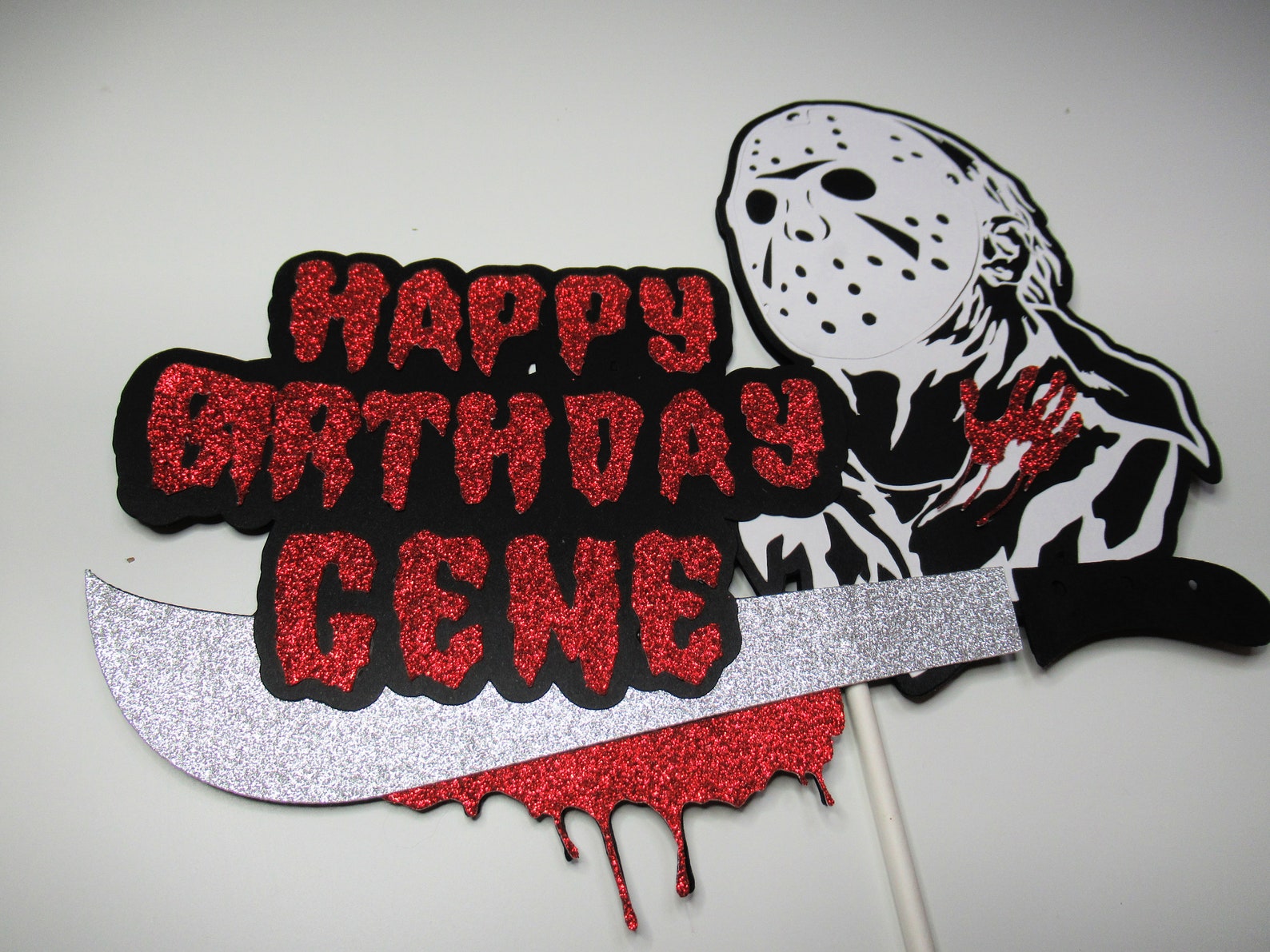 Jason Cake Topper - Friday the 13th Decor - Horror Theme - Halloween - Etsy