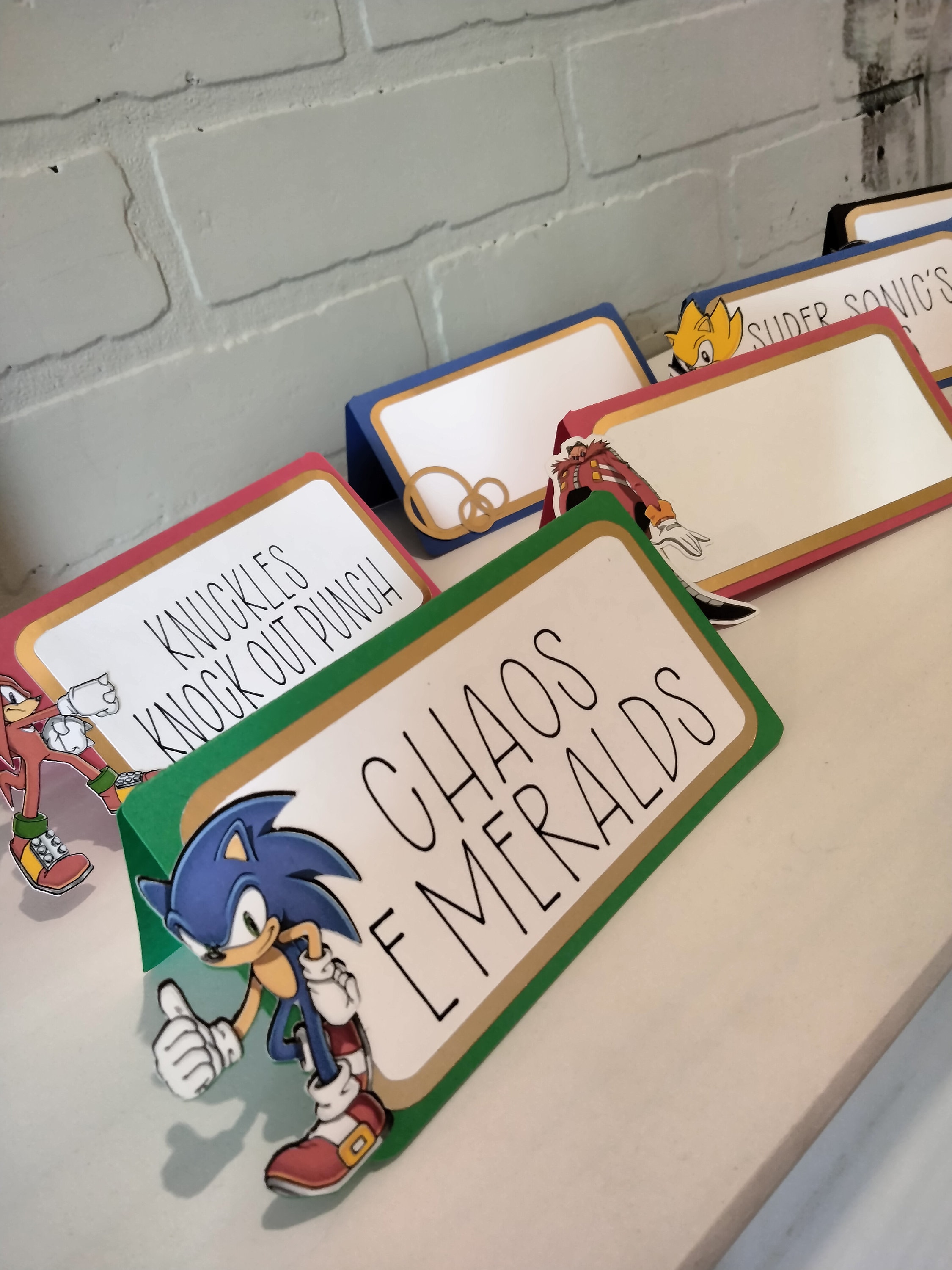 Sonic Food Labels Super Sonic Birthday Sonic the Hedgehog - Etsy