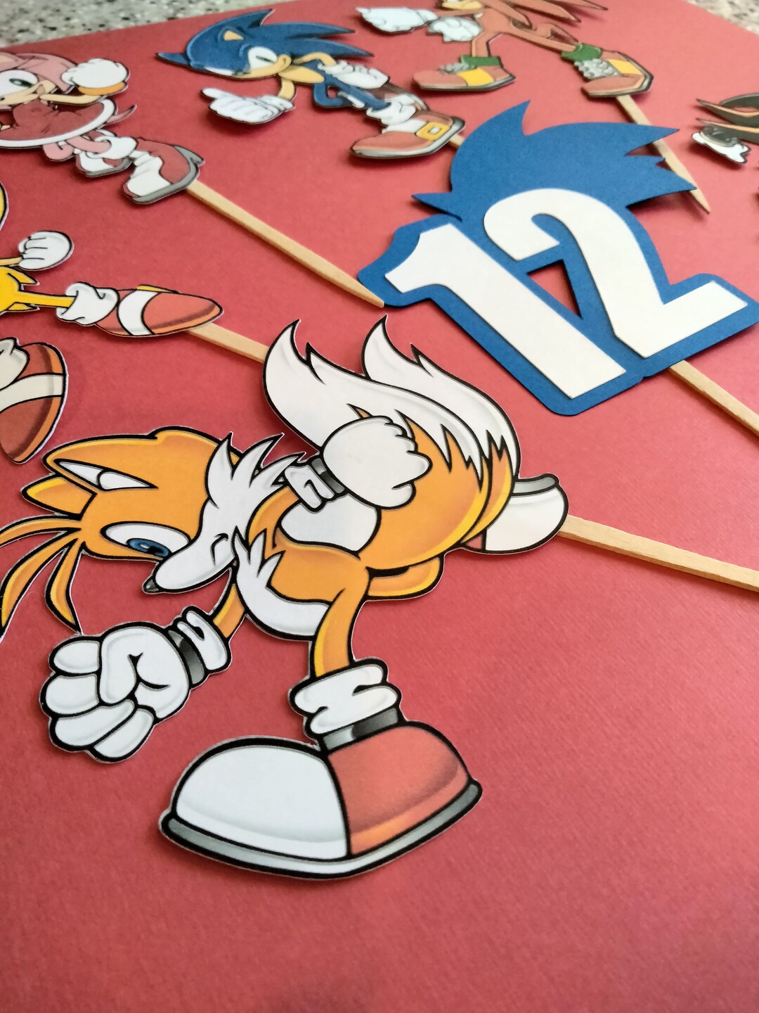 Sonic the Hedgehog Cupcake Toppers. Onic the Hedgehog, Sonic Party ...