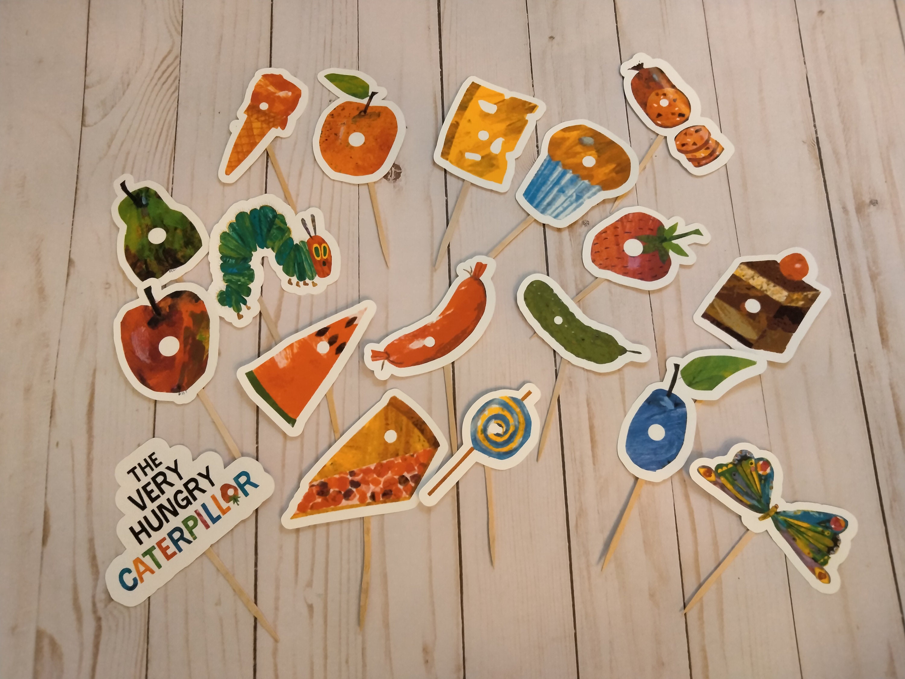 Very Hungry Caterpillar Cupcakes