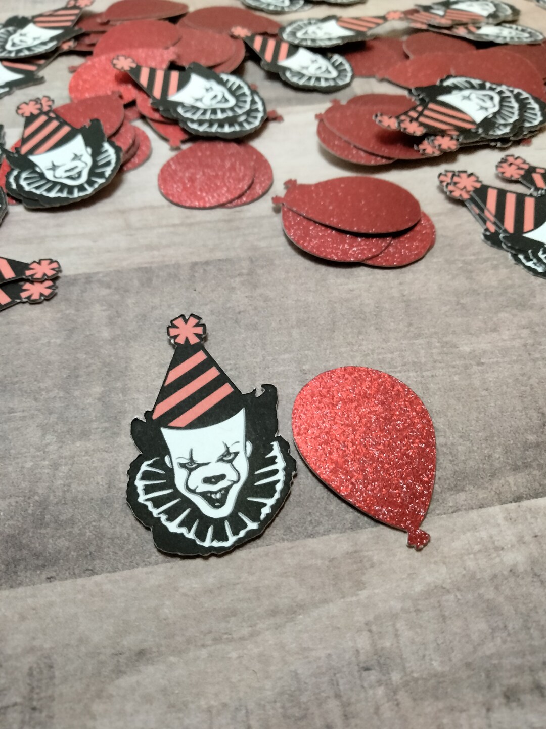 Pennywise Confetti, IT Birthday, Horror Theme, Scary Clown Confetti ...