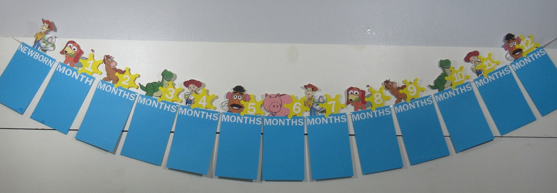 Toy Story Photo Banner / Toy Story Birthday / Toy Story Theme - Etsy
