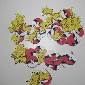 Pokemon Confetti Pokemon Birthday Table Decor - Etsy