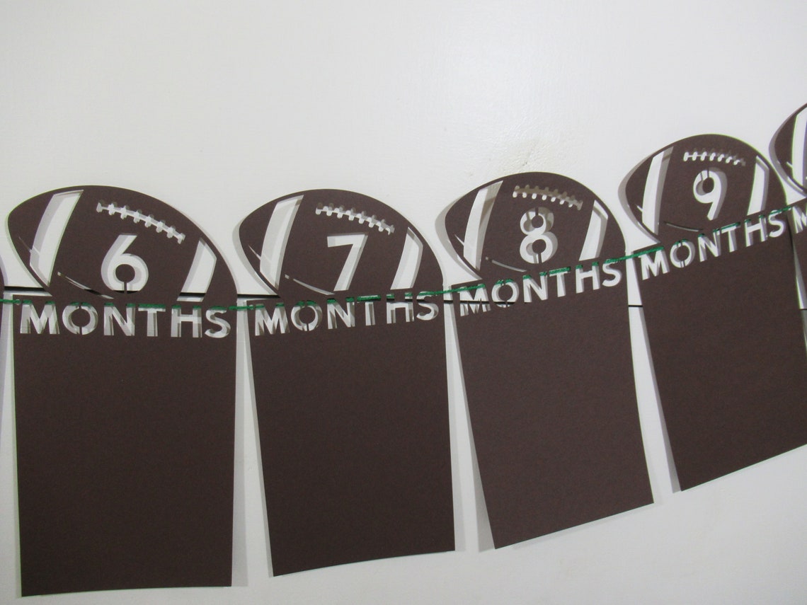 Football Photo Banner / Football First Birthday | Etsy