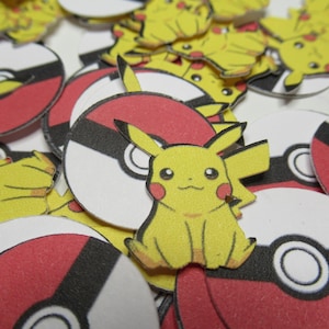 Pokemon Confetti Pokemon Birthday Table Decor - Etsy