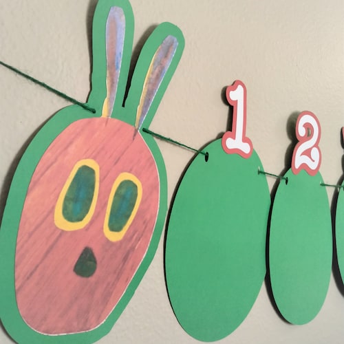 Eric Carle the Very Hungry Caterpillar Birthday Party Bunting - Etsy Canada
