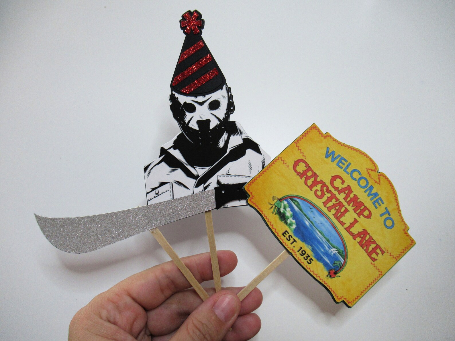 Jason Cupcake Toppers - Friday the 13th Decor - Horror Theme ...