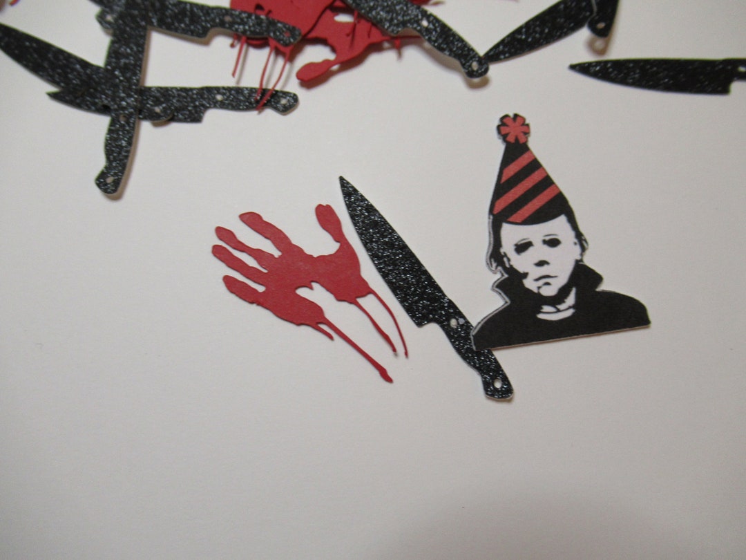 Michael Meyers Confetti / Horror Confetti / Halloween Party / Horror ...