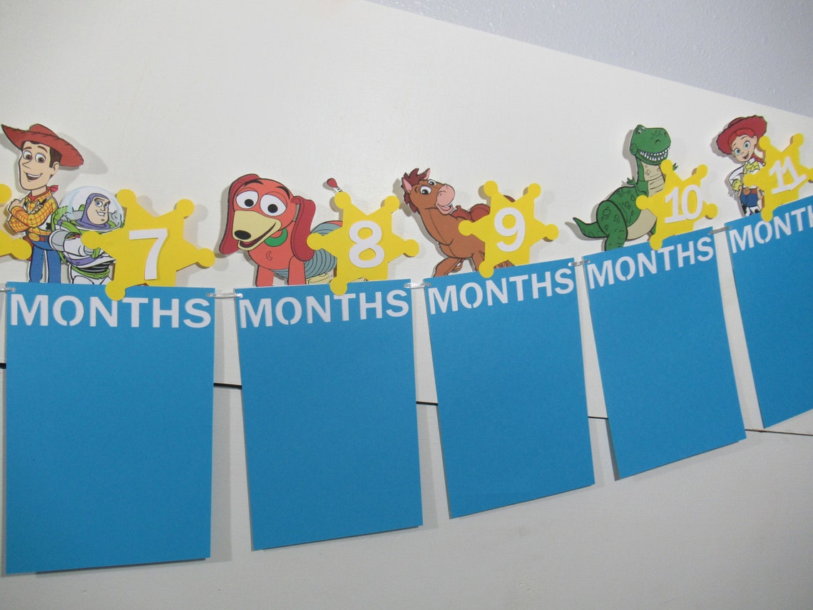 Toy Story Photo Banner / Toy Story Birthday / Toy Story Theme - Etsy