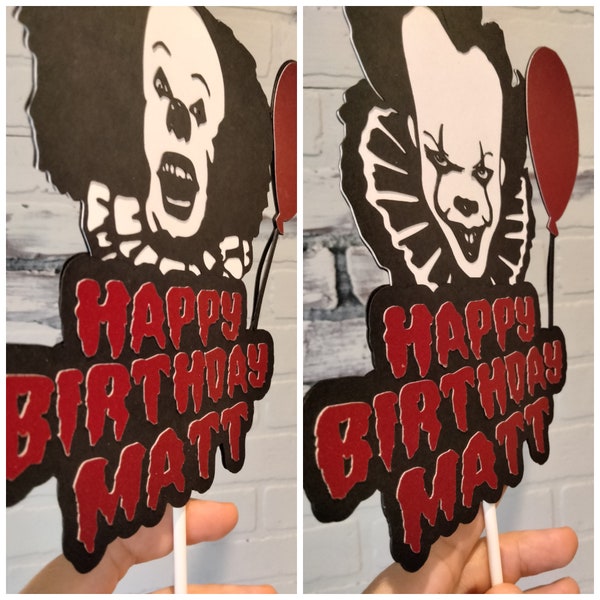 Clown Cake Toppers - Etsy
