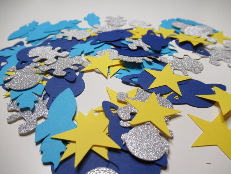 Space Confetti Galaxy Birthday Out of This World Party | Etsy