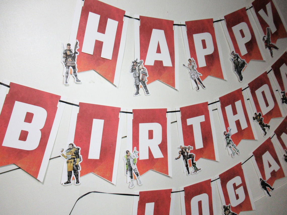 Apex Legends Birthday Banner - Etsy