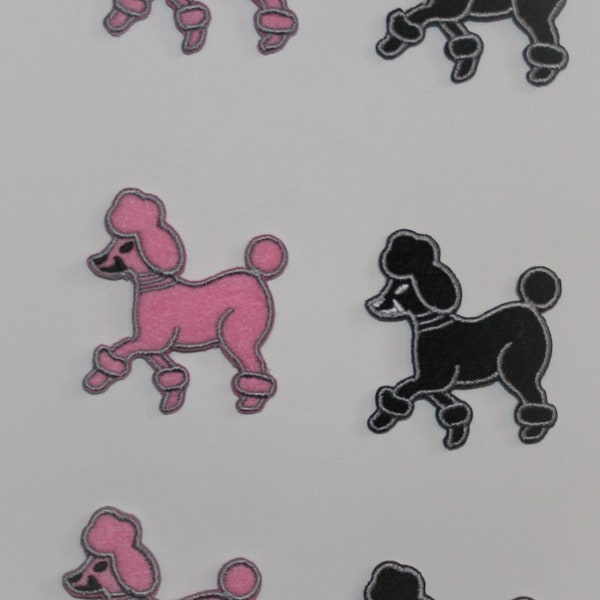 Poodle Applique - Etsy