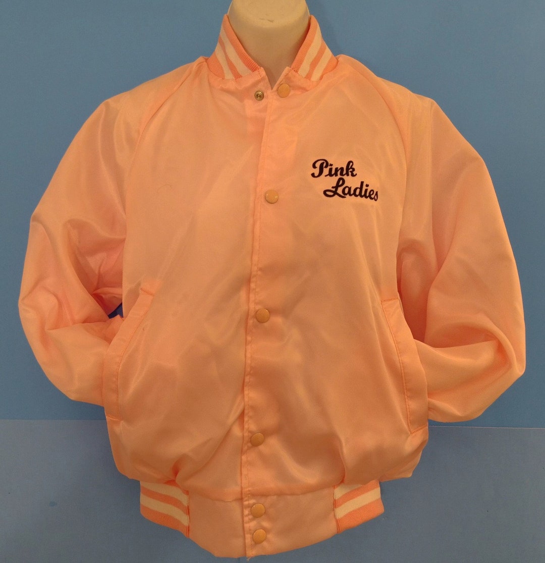 Pink Ladies Satin Jacket. USA Made Jacket, Adult Sizes. Has Flannel ...