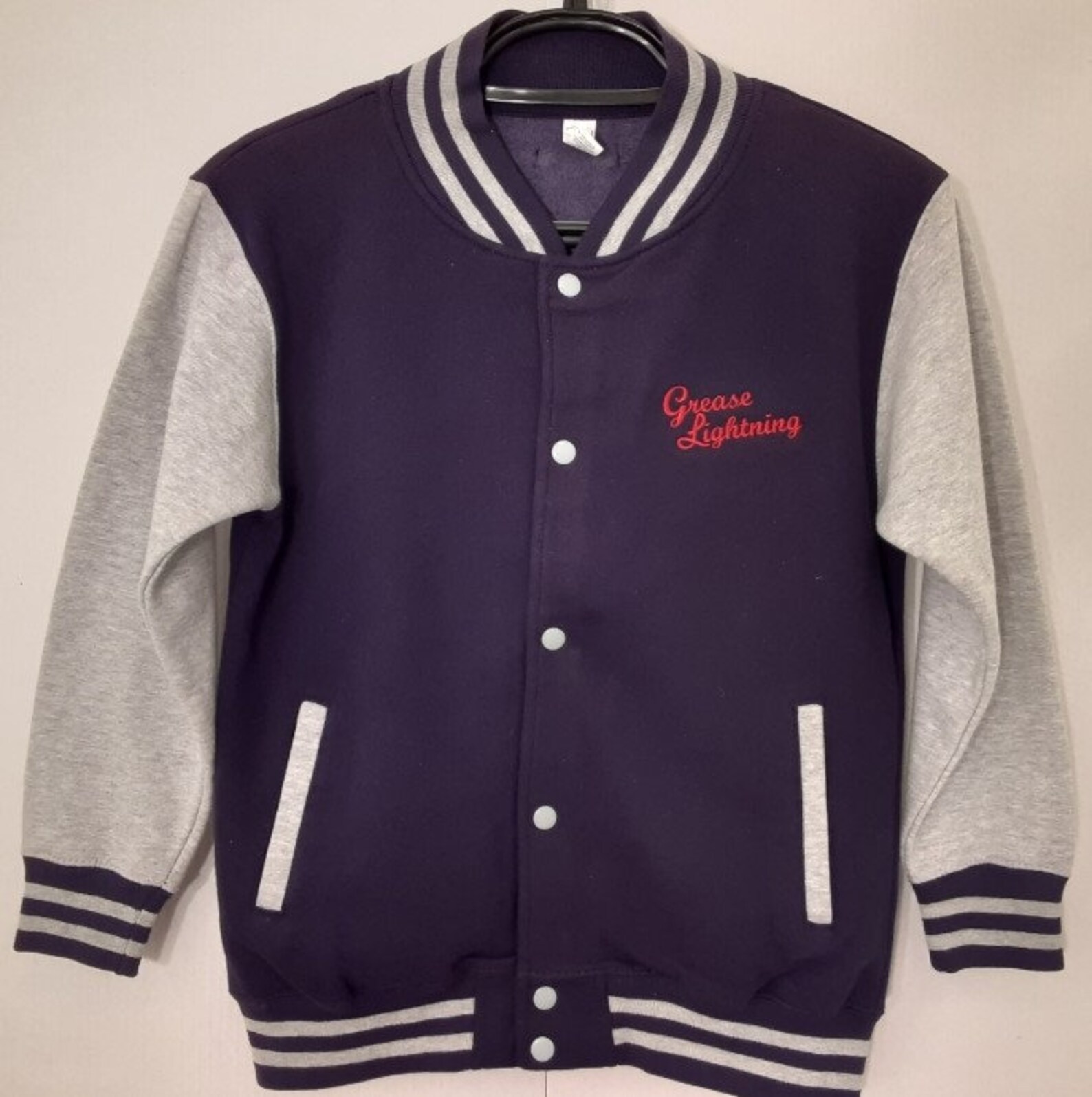 Letterman Grease Lightning Jacket Embroidered Youth XL Shown. This ...