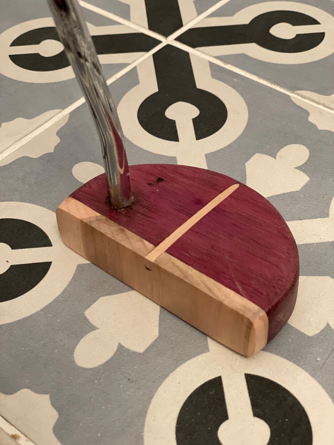 Purple Heart / Maple Wooden Putter - Etsy