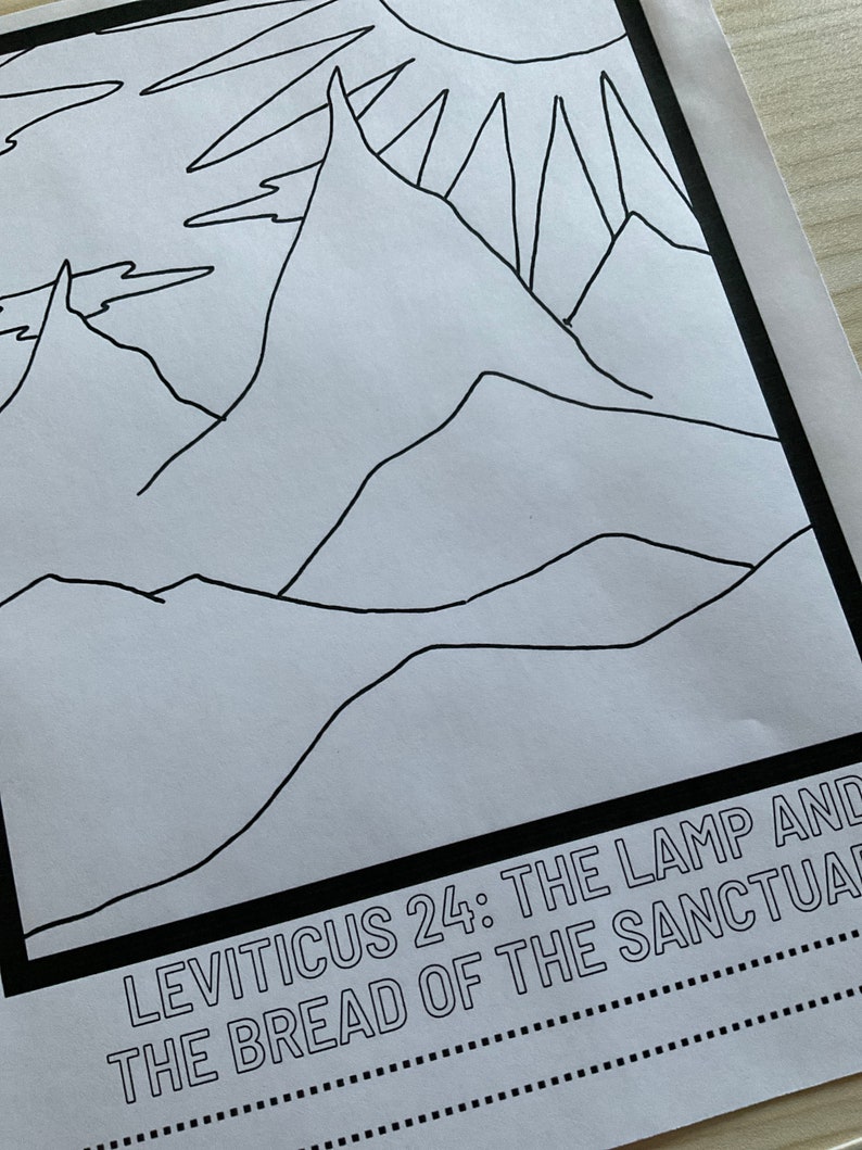 Leviticus 24: the Lamp and the Bread of the Sanctuary, Digital Download ...